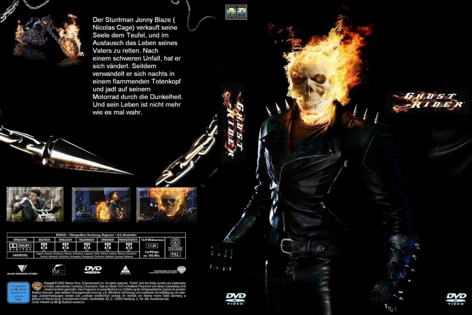 Ghost Rider (2006) R2 DE DVD Covers - DVDcover.Com