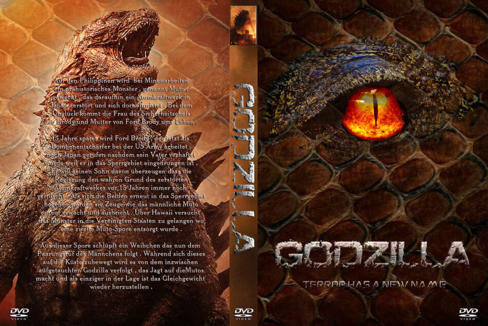 Godzilla (2014) R2 DE DVD Covers - DVDcover.Com