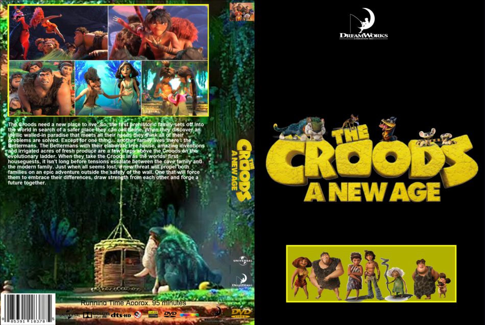 The Croods A New Age(2020) R0 Custom DVD Cover and Label - DVDcover.Com