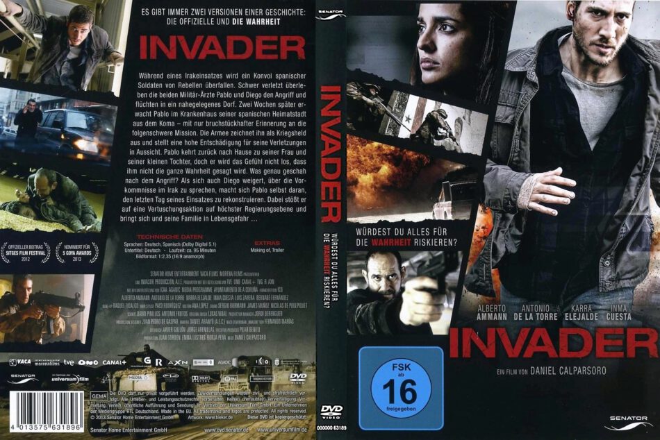 Invader (2013) R2 DE DVD Cover - DVDcover.Com