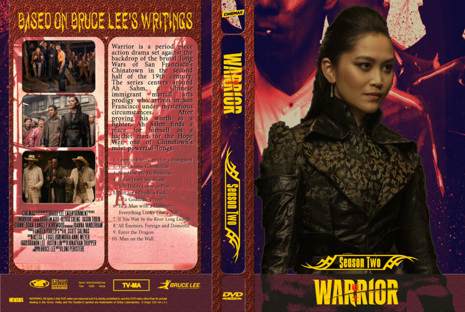 Warrior (2019) - Season 2 Custom DVD Cover & Labels - DVDcover.Com