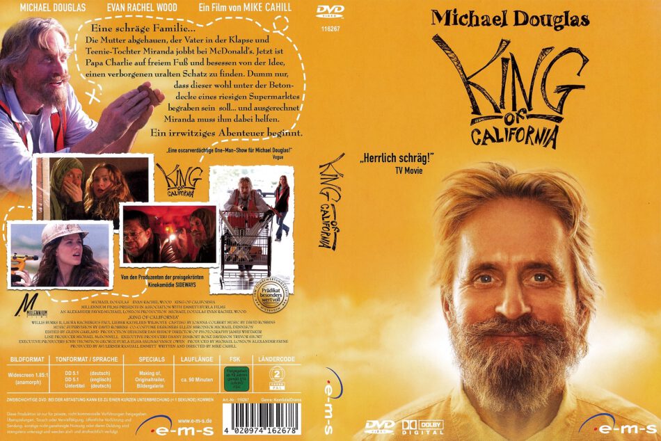King Of California R2 DE DVD Cover - DVDcover.Com