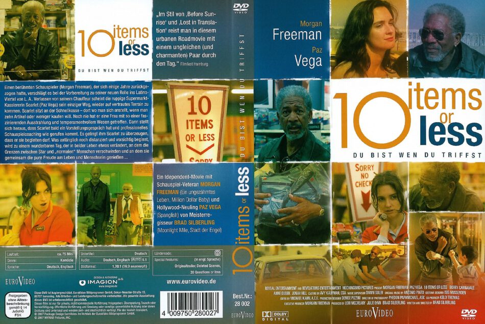 10 Items Or Less (2007) R2 DE DvD cover - DVDcover.Com