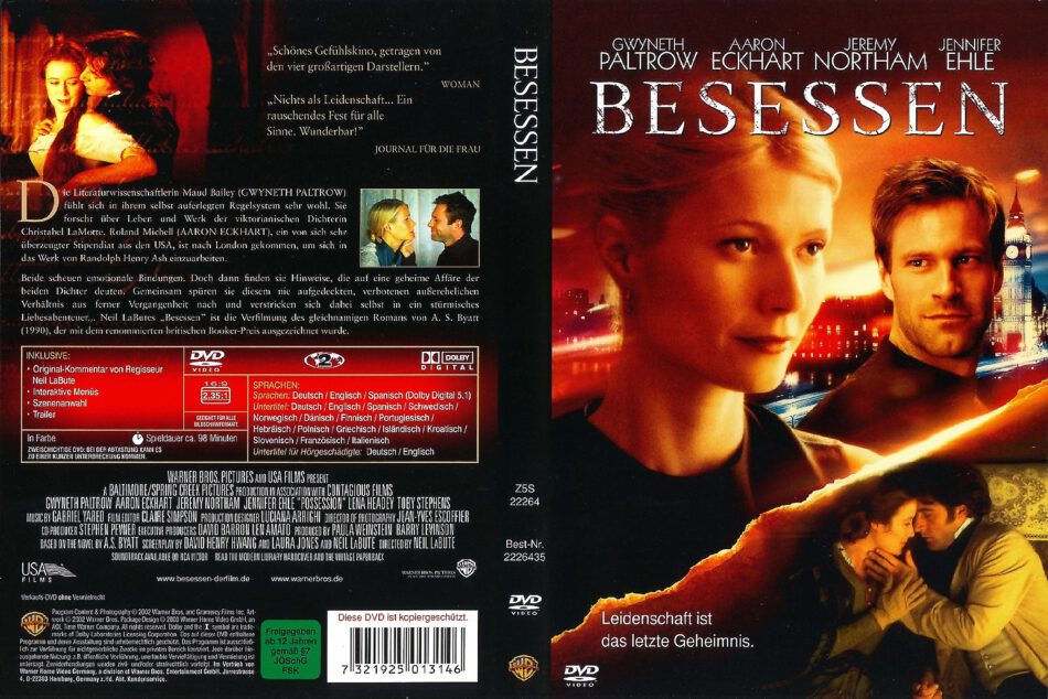 Besessen (2002) R2 DE DVD Cover - DVDcover.Com