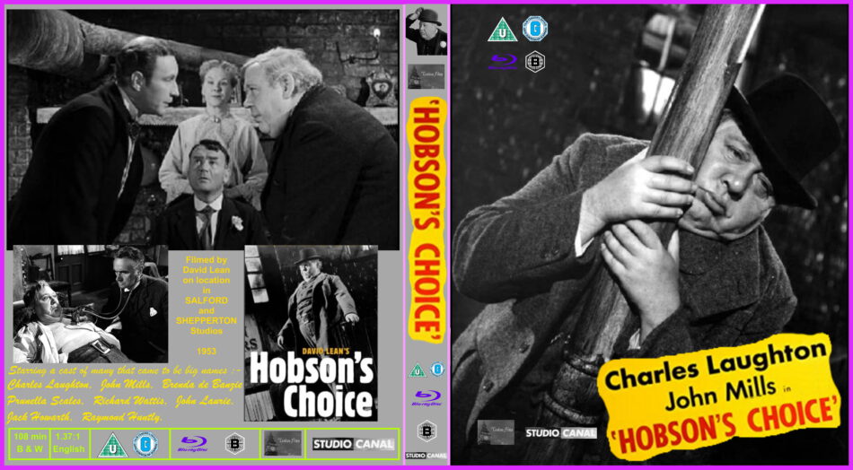 Hobsons Choice (1954) RB Custom Bluray Cover - DVDcover.Com
