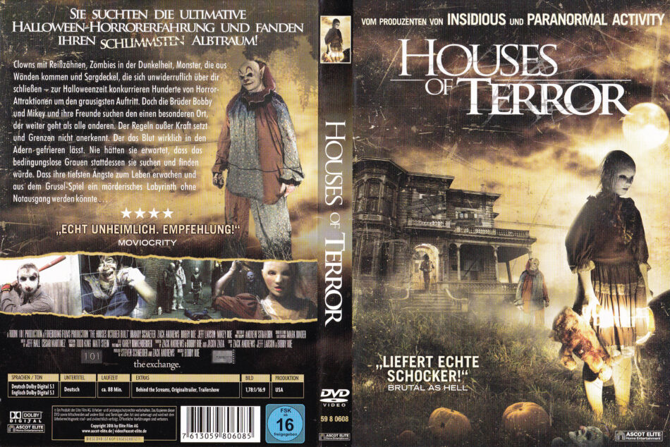 Houses Of Terror (2016) R2 DE DVD Cover - DVDcover.Com