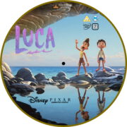 Luca (2021) R2 Custom DVD Label - DVDcover.Com