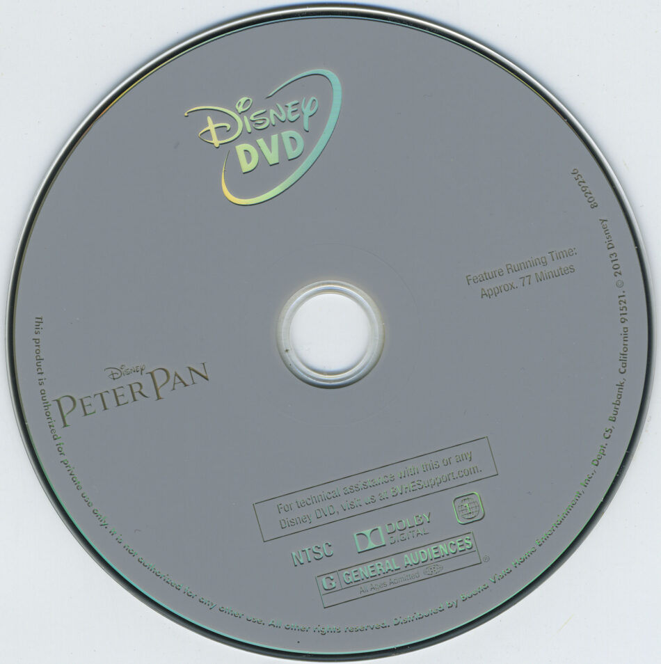 Peter Pan (2013) Blu-Ray Cover & Labels - DVDcover.Com