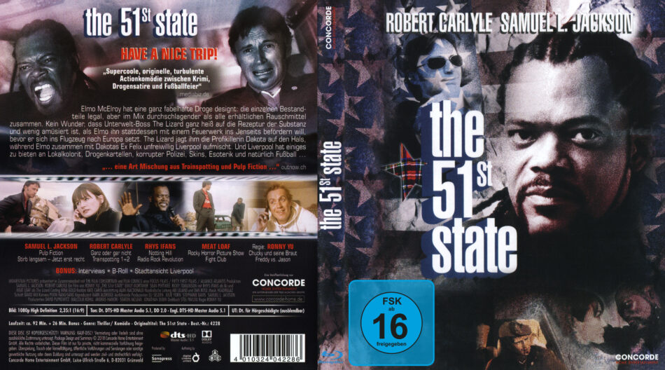 The 51st State (2018) DE Blu-Ray Covers & Label - DVDcover.Com