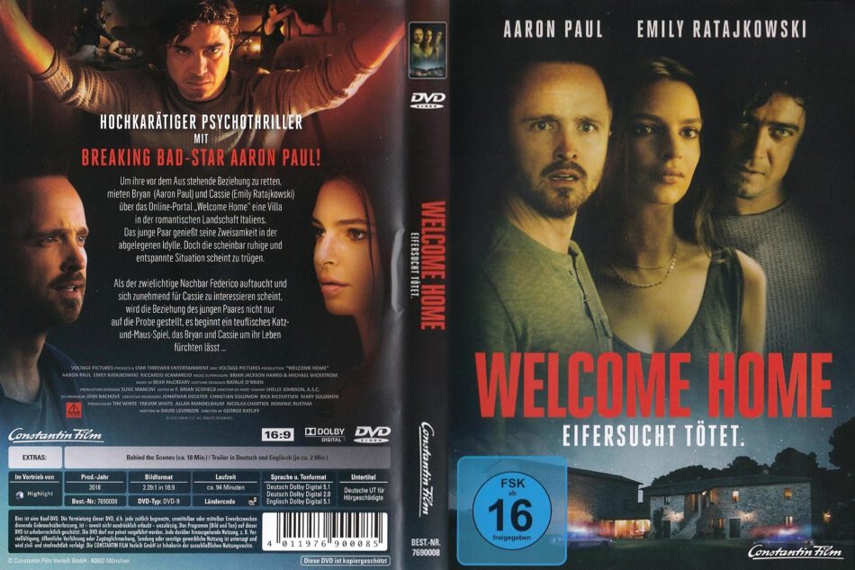 Welcome Home (2018) R2 DE DVD cover - DVDcover.Com