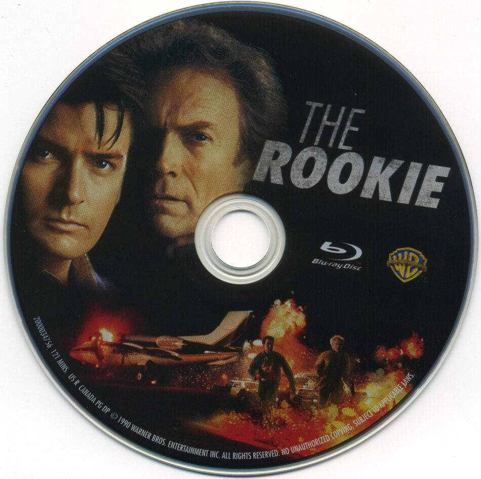 The Rookie (1990) Blu-Ray Cover & Label - DVDcover.Com