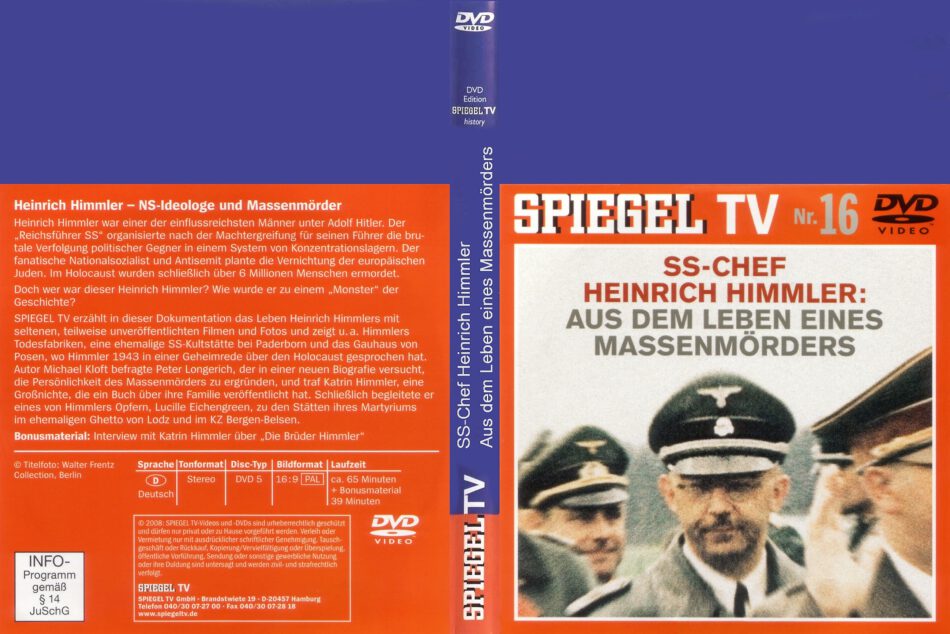 Heinrich Himmler R2 DE DVD Cover - DVDcover.Com