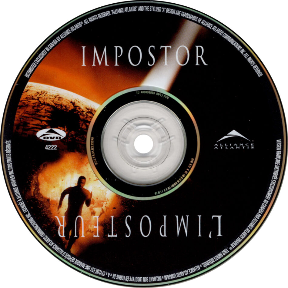 IMPOSTOR (2001) DVD COVER & LABEL - DVDcover.Com
