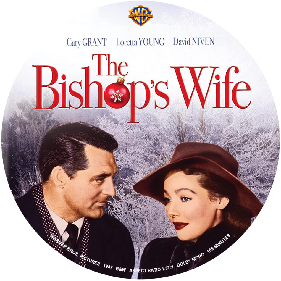 THE BISHOP'S WIFE (1947) CUSTOM BLU-RAY LABEL - DVDcover.Com