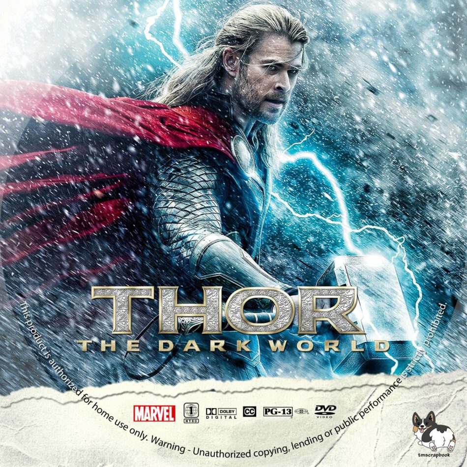 Thor The Dark World Dvd Label