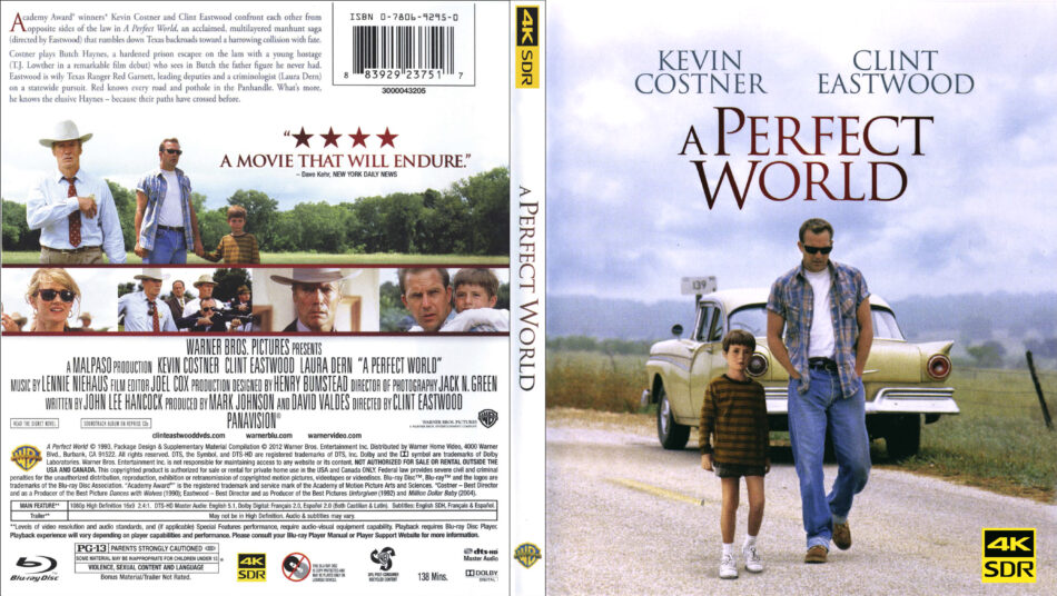 A Perfect World (1993) 4K UHD Cover - DVDcover.Com