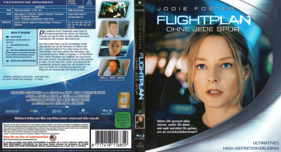 Flightplan (2007) DE Blu-Ray Cover - DVDcover.Com