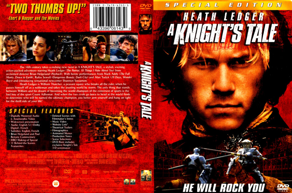 A KNIGHT'S TALE (2001) DVD COVER & LABEL - DVDcover.Com