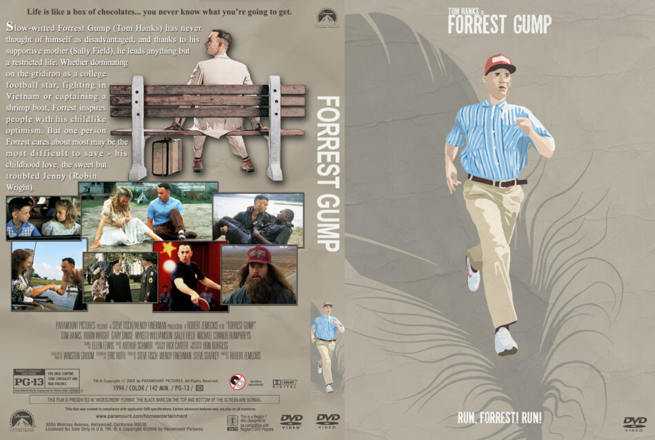 Forrest Gump R1 Custom DVD Cover V2 - DVDcover.Com