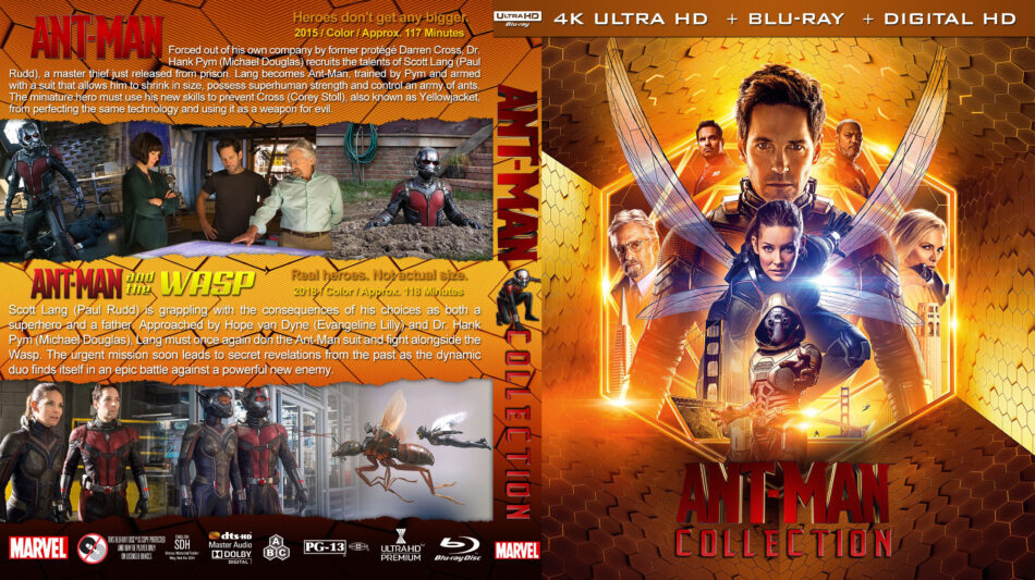 Ant-Man Collection Custom 4K UHD Cover - DVDcover.Com