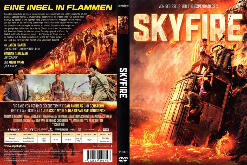Skyfire (2020) R2 DE DVD Covers - DVDcover.Com