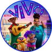 Vivo (2021) R1 DVD Label - DVDcover.Com