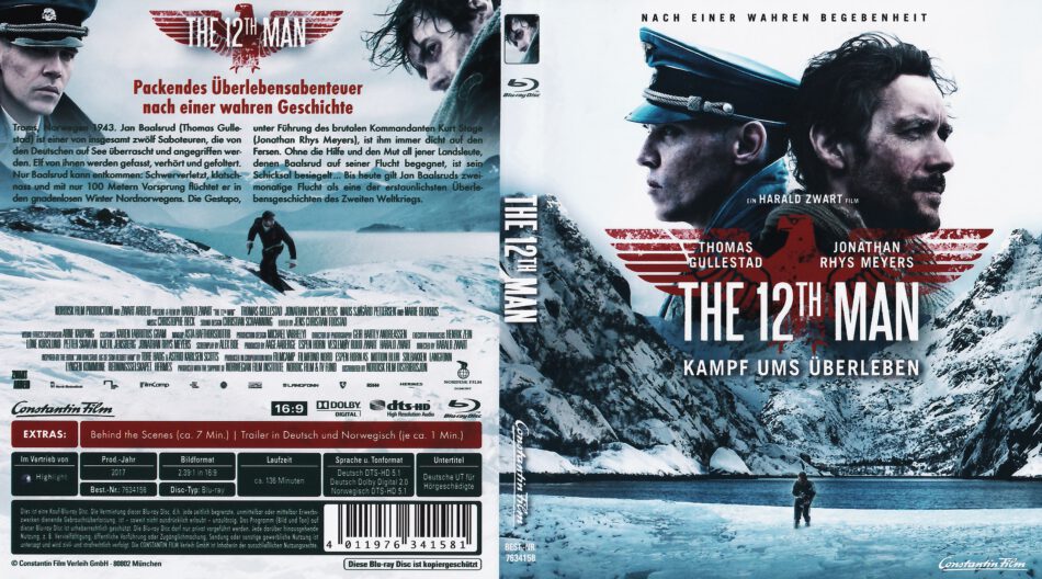 The 12th Man DE Blu-Ray Cover - DVDcover.Com