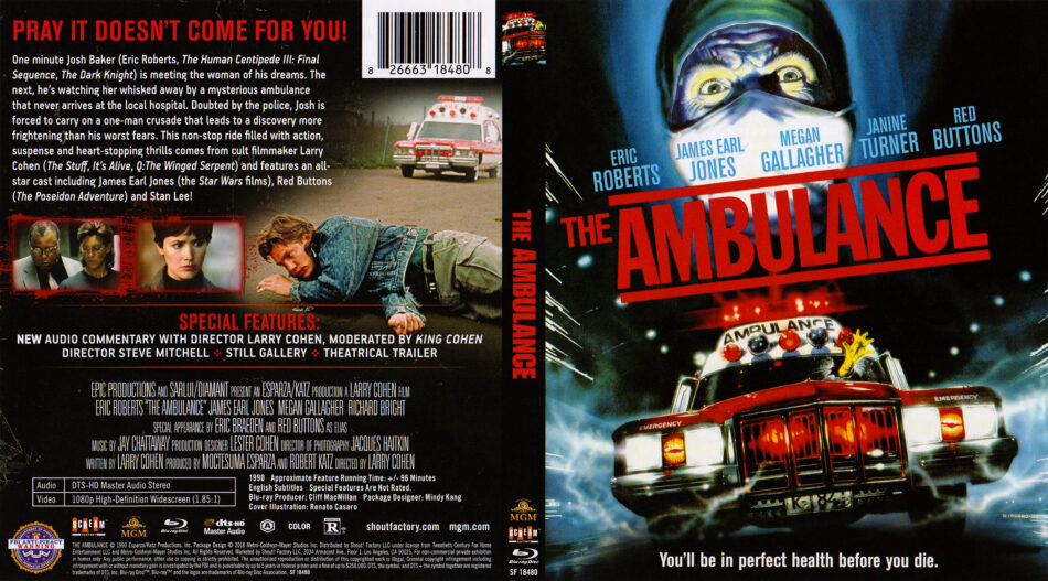 The Ambulance (1990) Blu-Ray Cover - DVDcover.Com