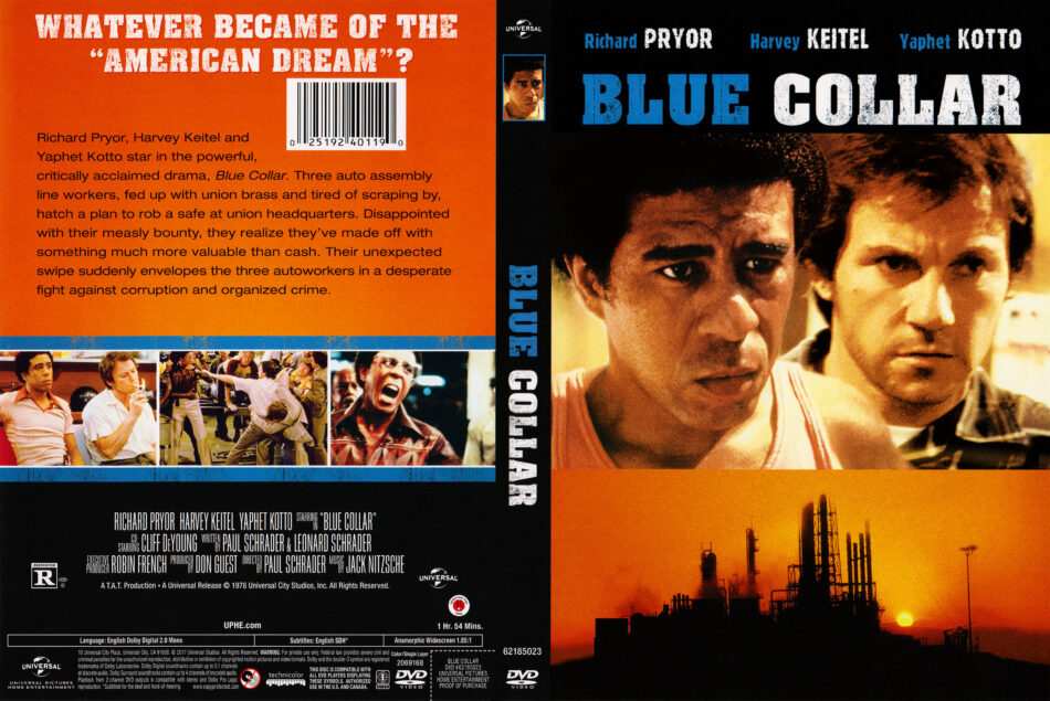 Blue Collar (1978) R1 DVD Cover - DVDcover.Com