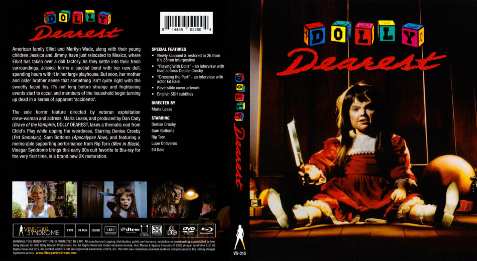Dolly Dearest (1991) Blu-Ray Cover - DVDcover.Com