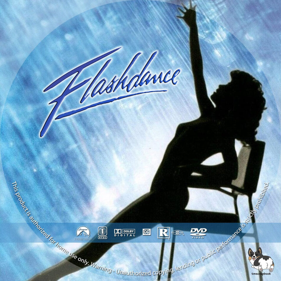 Flashdance R1 Custom DVD Label - DVDcover.Com