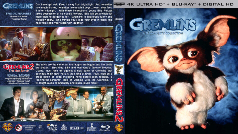 Gremlins Double Feature Custom 4K UHD Cover - DVDcover.Com