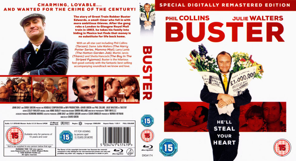 Buster (1988) Blu-Ray Cover - DVDcover.Com