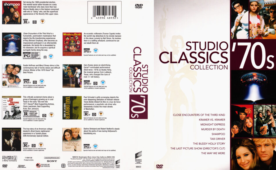 Studio Classics '70s R1 DVD Cover - DVDcover.Com