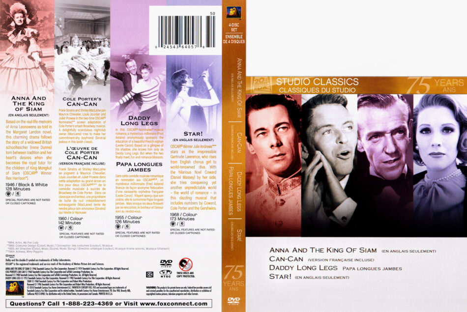 Studio Classics 75th Anniversary R1 DVD Cover - DVDcover.Com