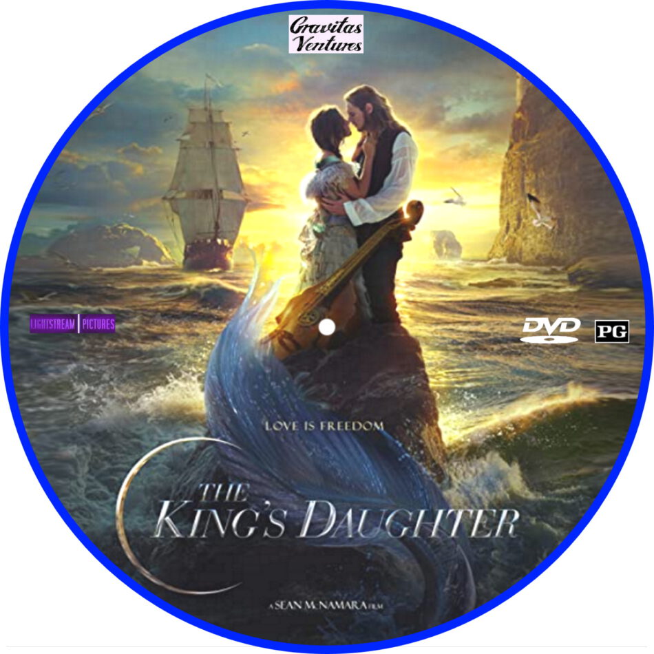 The King's Daughter (2022) R1 Custom DVD Label - DVDcover.Com
