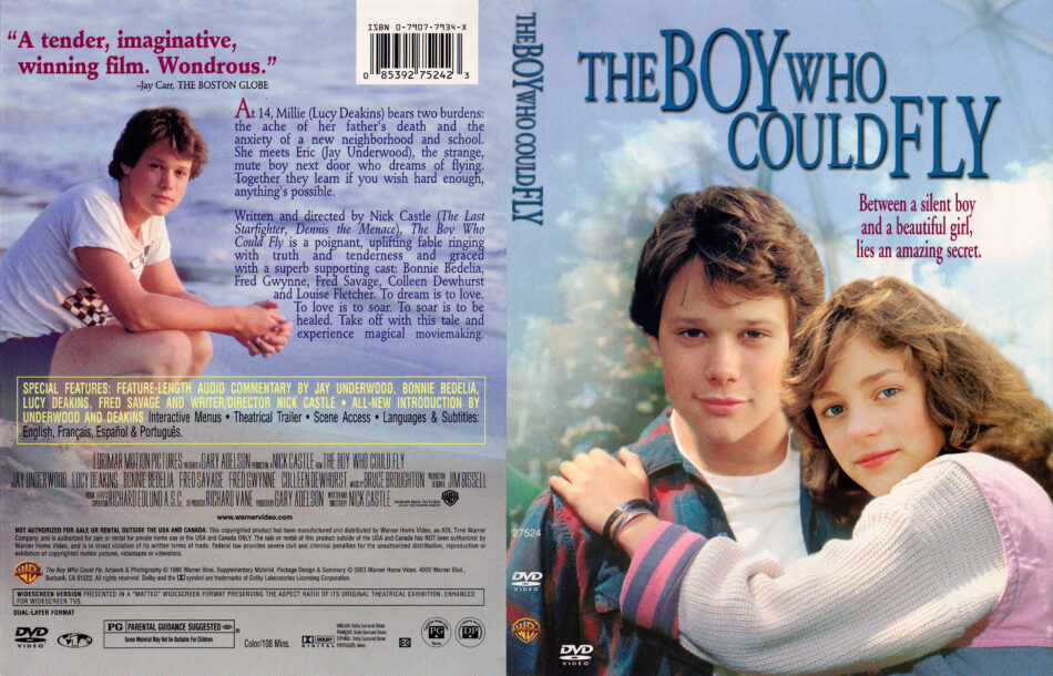 The Boy Who Could Fly (1986) R1 DVD Cover - DVDcover.Com