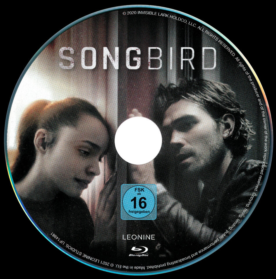 Songbird (2020) DE Blu-Ray Cover - DVDcover.Com
