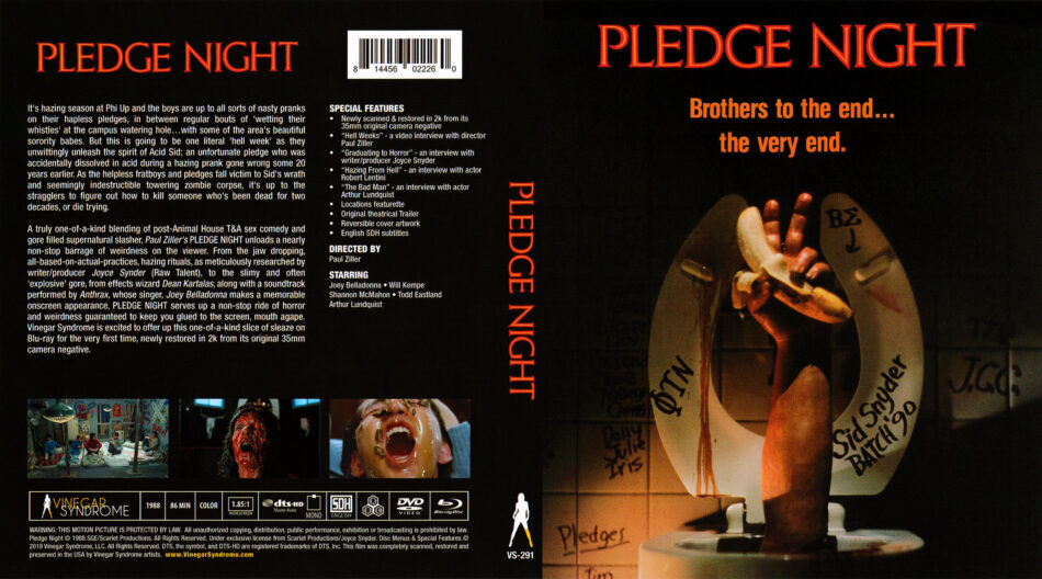 Pledge Night (1988) Blu-Ray Covers - DVDcover.Com