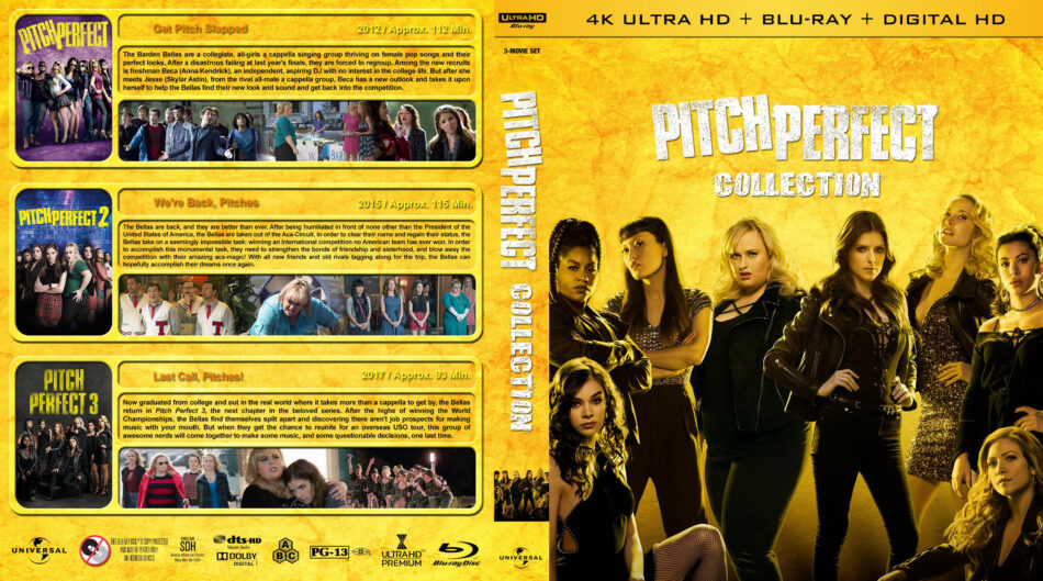 Pitch Perfect Collection Custom 4K UHD Cover - DVDcover.Com