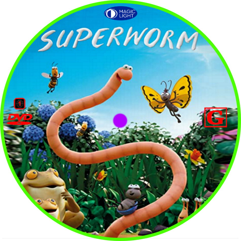 Superworm (2021) R1 Custom DVD Label - DVDcover.Com