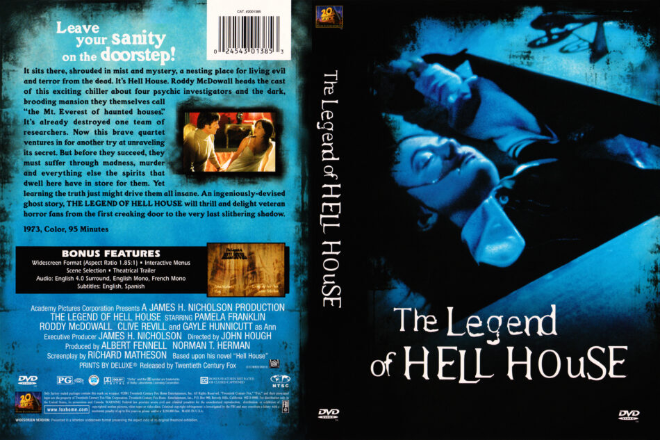 the Legend of Hell House (1973) R1 DVD Cover - DVDcover.Com