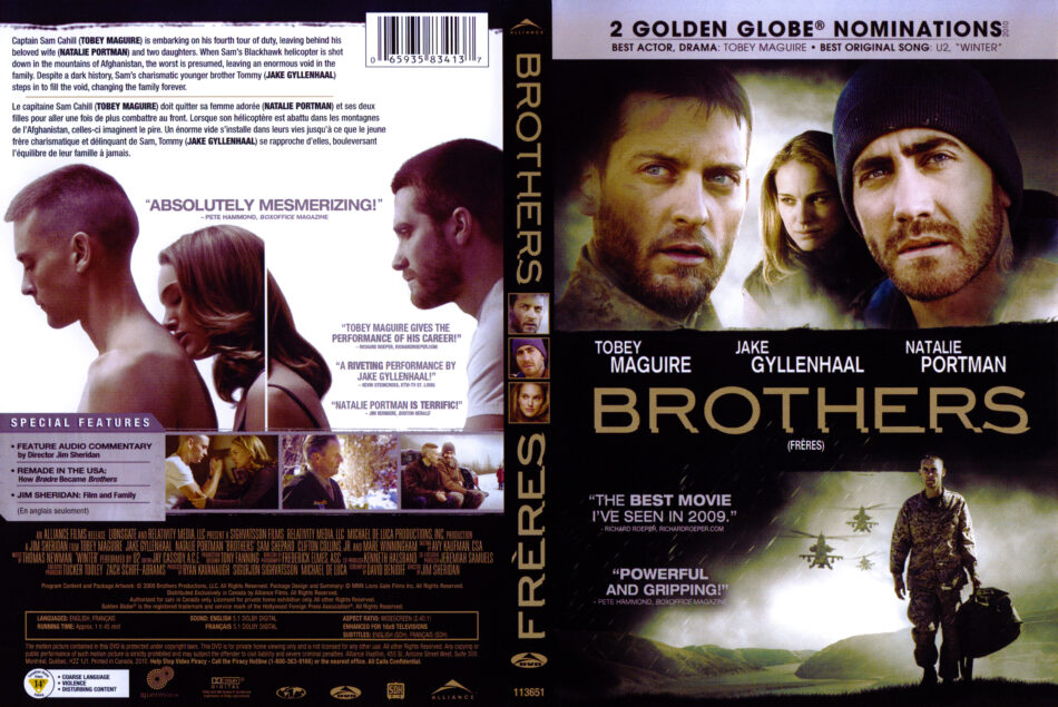 Brothers (2010) R1 DVD Cover - DVDcover.Com