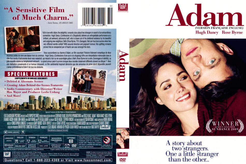 Adam (2009) R1 DVD Cover - DVDcover.Com