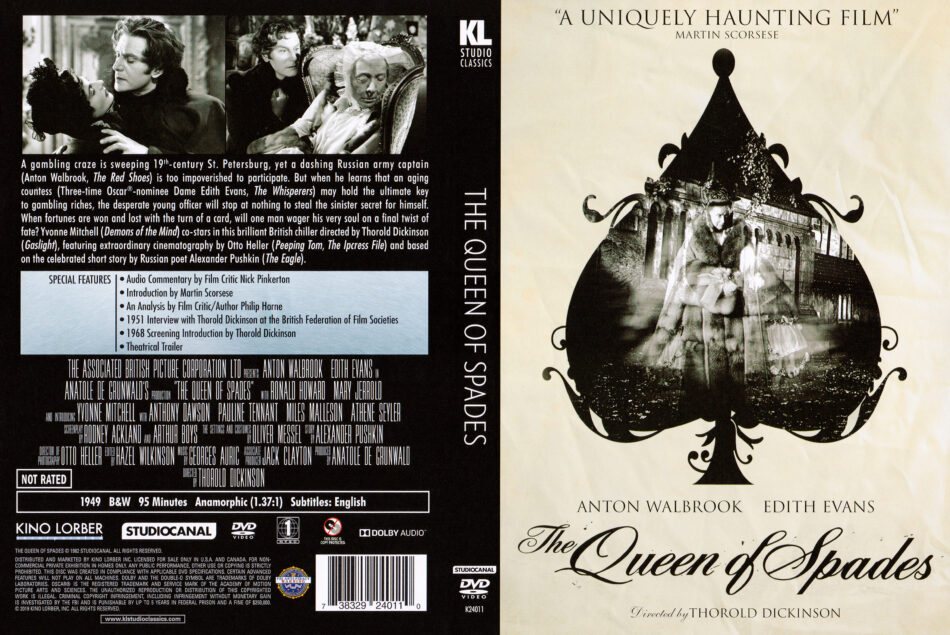 The Queen of Spades (1949) R1 DVD Cover - DVDcover.Com