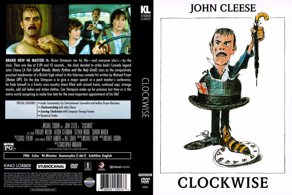 Clockwise (1986) R1 DVD Cover - DVDcover.Com