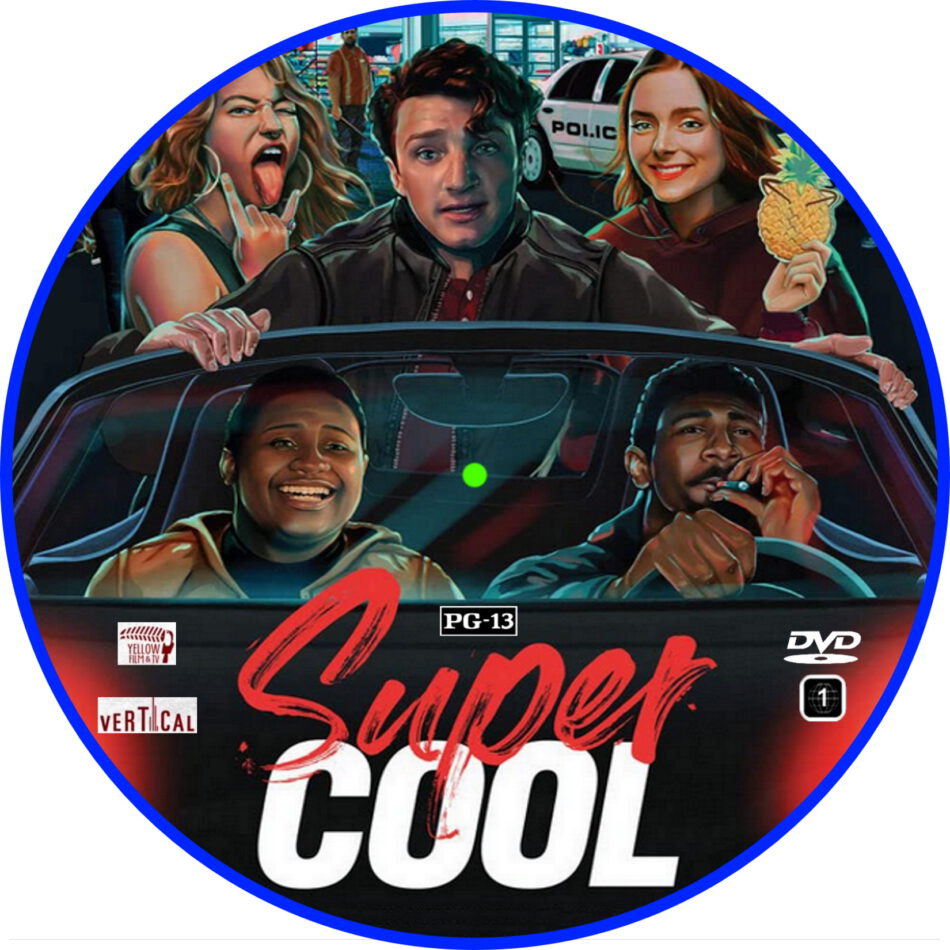 Supercool (2021) R1 Custom DVD Label - DVDcover.Com