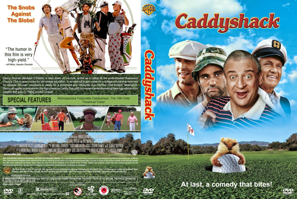 Caddyshack (1980) R1 Custom DVD Cover & Label - DVDcover.Com