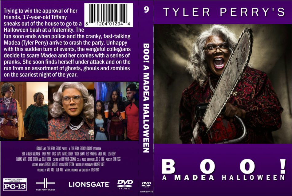 Boo! A Madea Halloween (2016) - R0 CUSTOM DVD COLLECTION COVER ...