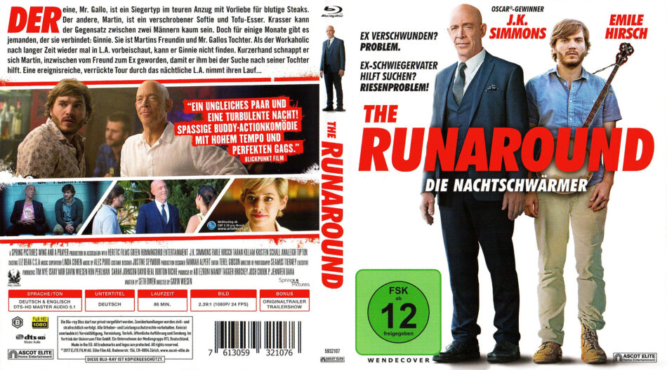 The Runaround-Die Nachtschwärmer DE Blu-Ray Cover - DVDcover.Com